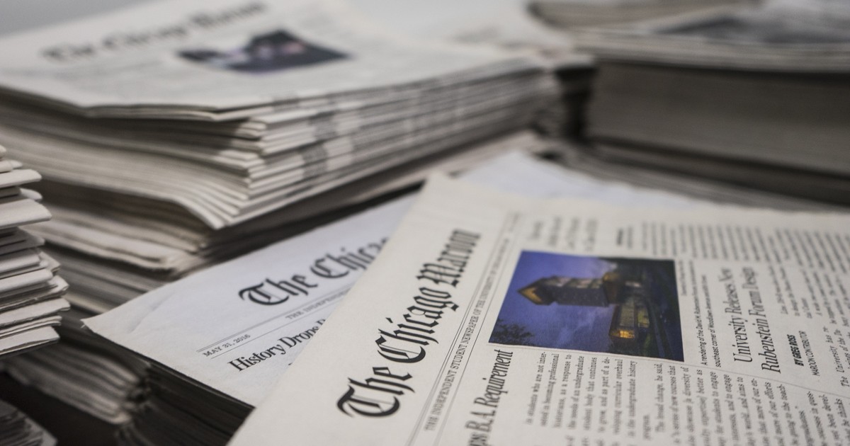 Read all about it: The Chicago Maroon | The College | The University of ...